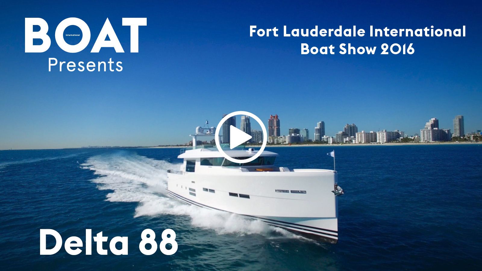 Video: On board the Delta 88 carbon yacht at FLIBS 2016